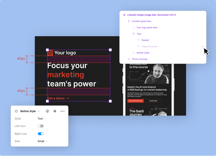 The complete B2B SaaS Ad design pack for Figma | Kalungi